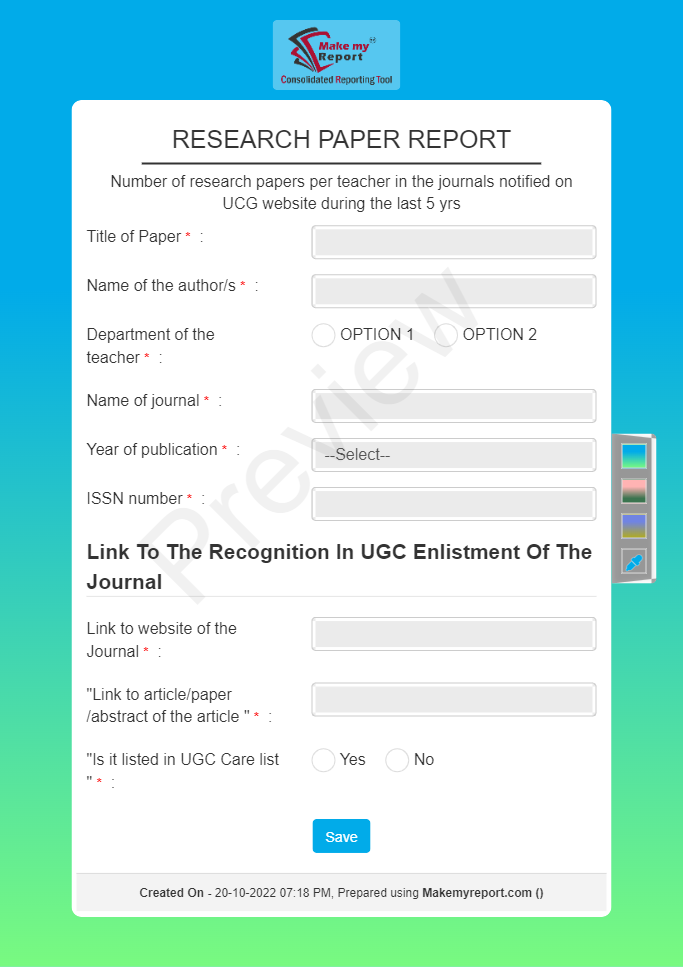 Makemyreport.com - your Consolidated reporting tool to build report ...